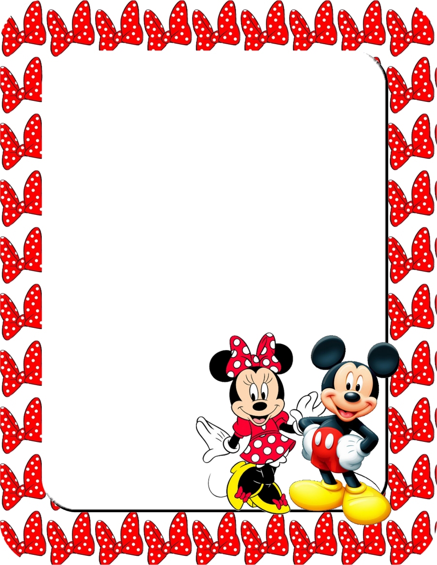 Marcos de Minnie y Mickey babies - Imagui