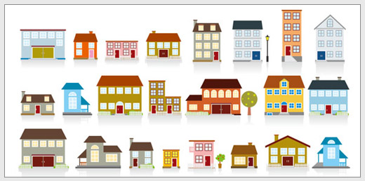 Casas en caricatura - Imagui