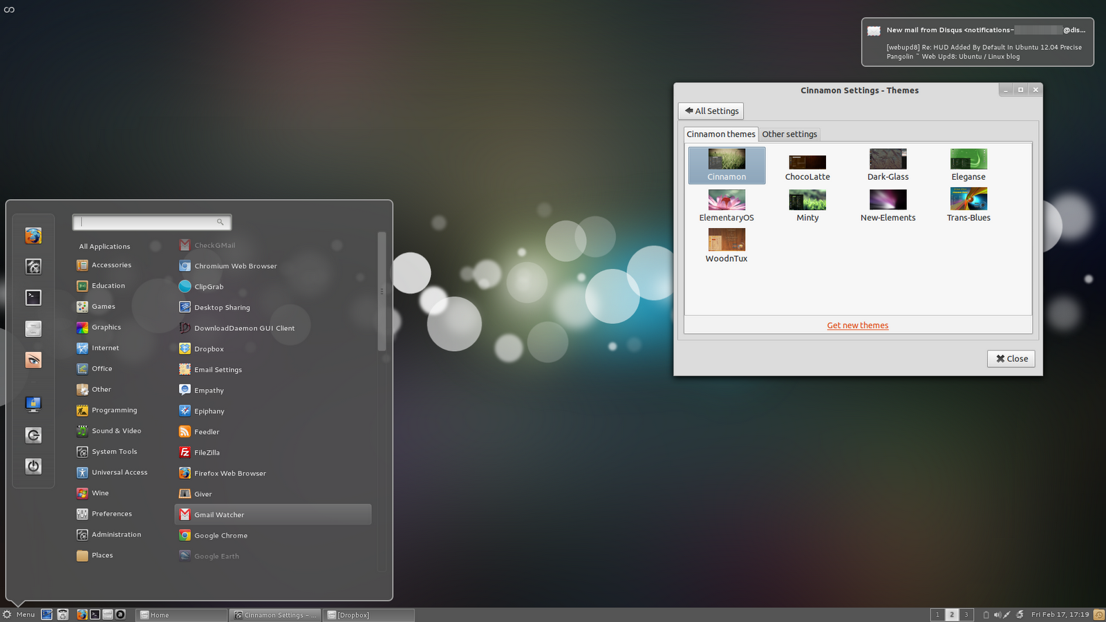 Cinnamon 1.3 Released With More Customization Options ~ Web Upd8: Ubuntu / Linux blog
