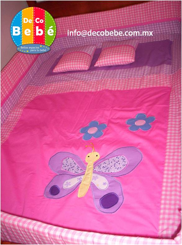 Edredones para cunas de mariposas - Imagui