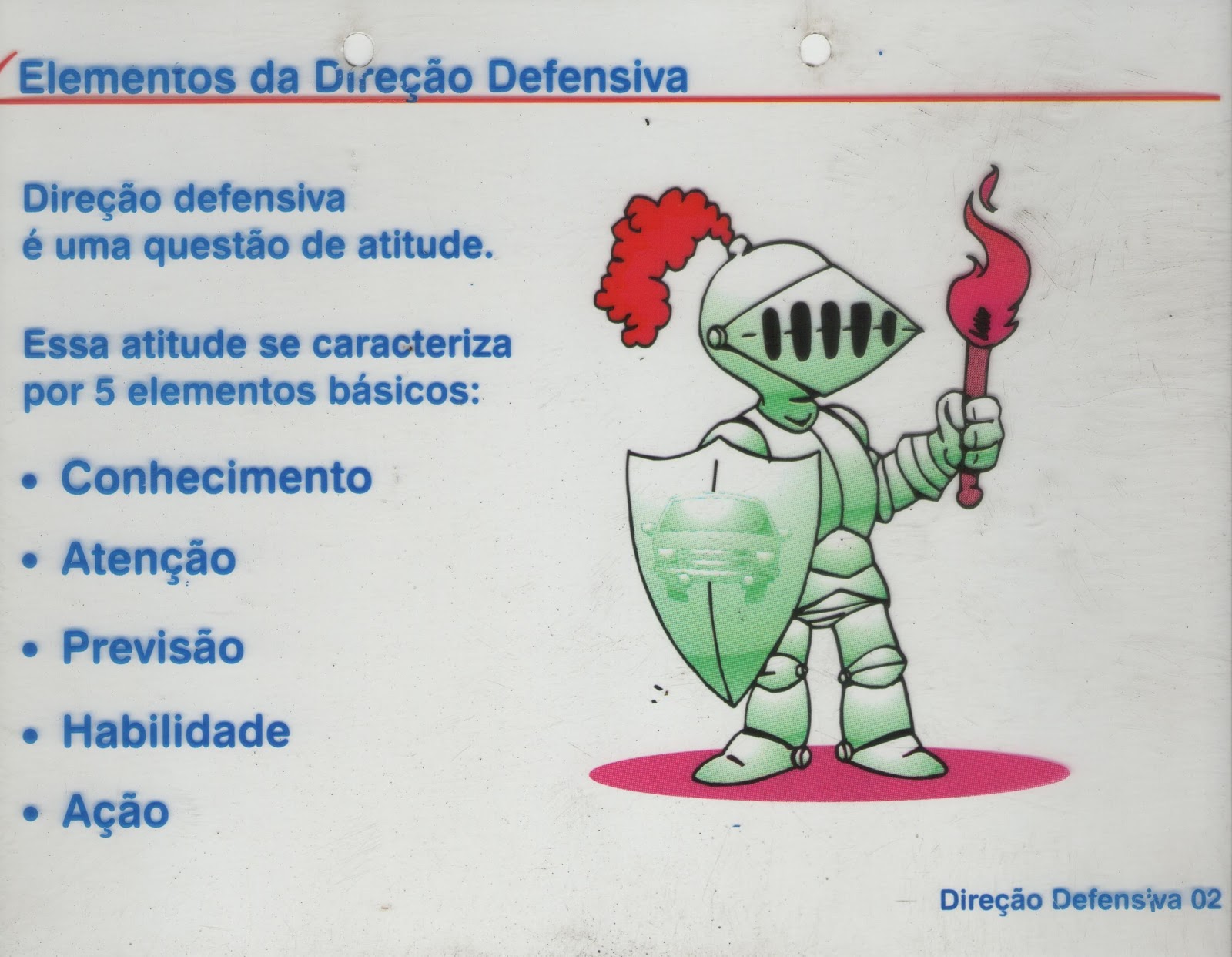 Os 5 Elementos Da Direção Defensiva Os 5 Elementos Da Direção Defensiva