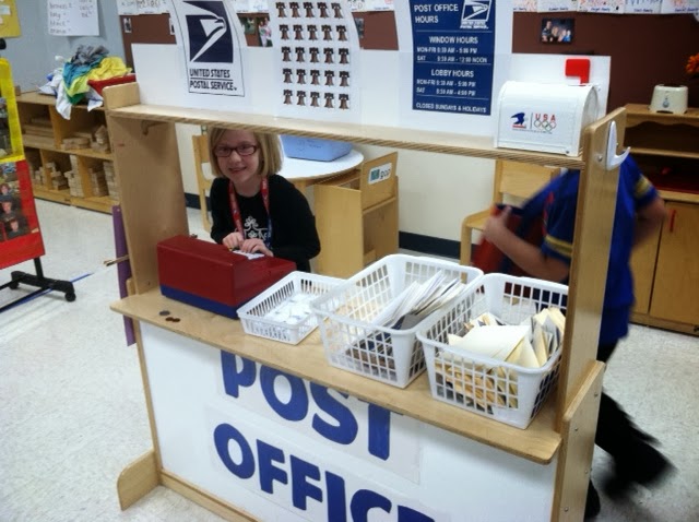 Ms. Woods' Kindergarten Class: February dramatic play: the post office!