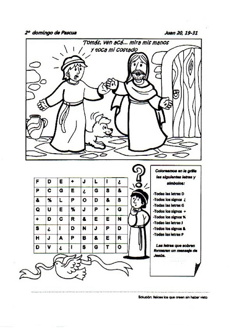 Parroquia La Inmaculada: Actividades Pascua: 2º y 3º Domingo