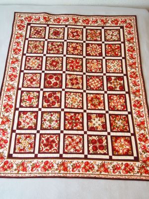 Four+Patch+Posies.JPG 300×400 pixels | Quilts, 4 patch posie quilt pattern, Kaleidoscope quilt