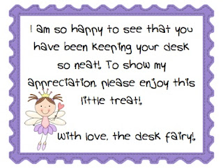 A Visit from the Desk Fairy! - Today in Second Grade