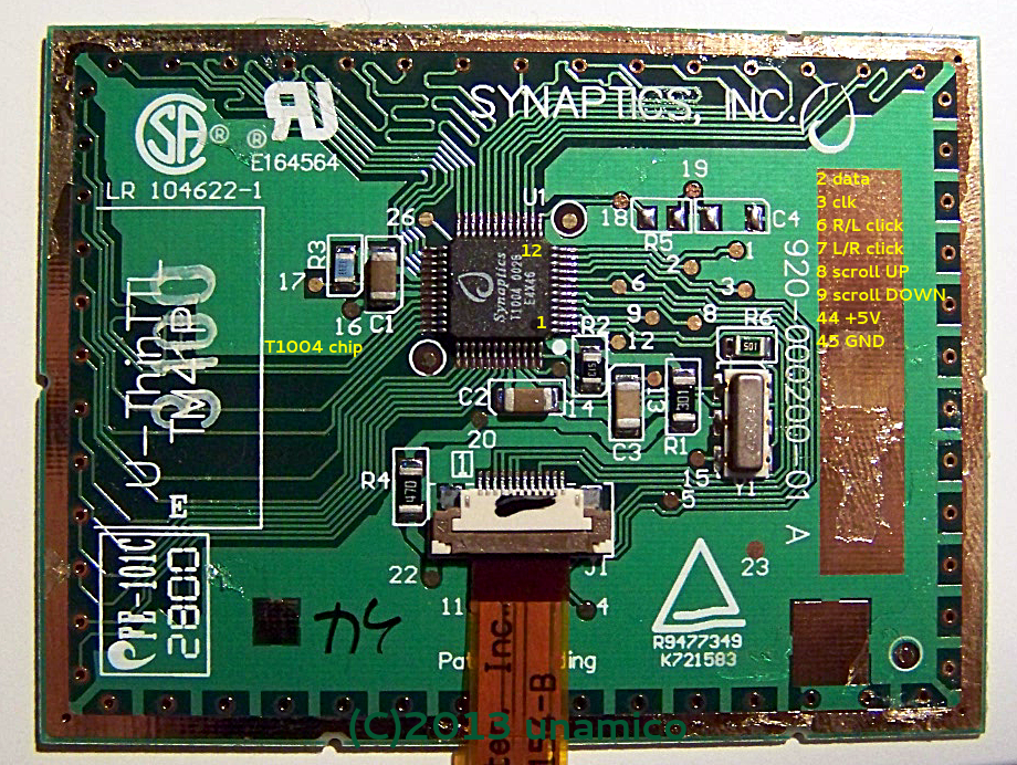 Pinouts for a touchpad. : r/techsupport