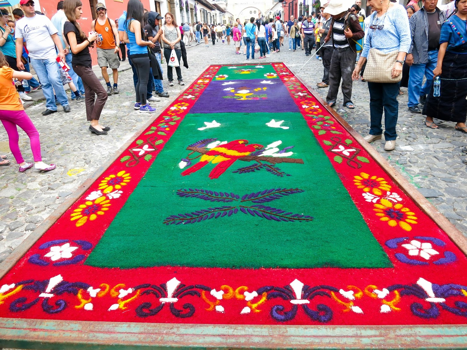 Labor of Love - Alfombras of Semana Santa in Antigua - Maho On Earth