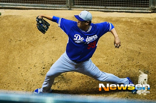 내일 시뮬레이션 피칭을 할 류현진.twt : MLBPARK