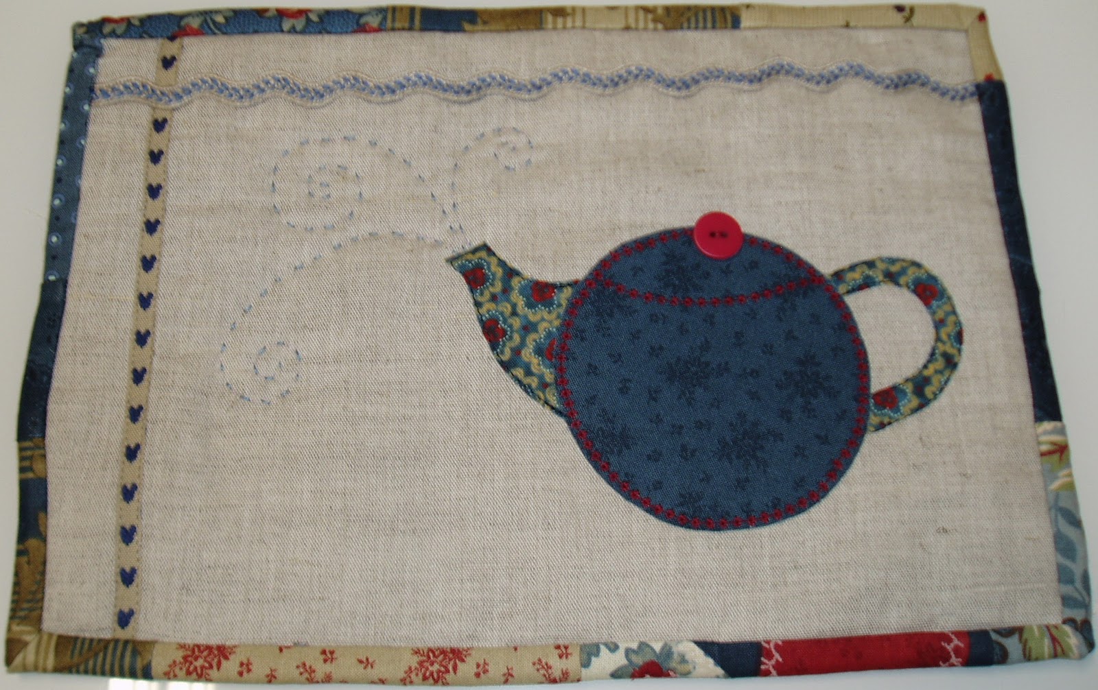 Patchwork de FUNKYPATCH: Manteles individuales con aplicaciones