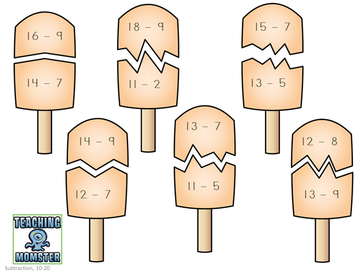 Popsicle Puzzles | Teaching Momster