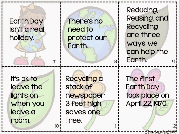 The Best of Teacher Entrepreneurs: Earth Day Fact Finder Scavenger Hunt