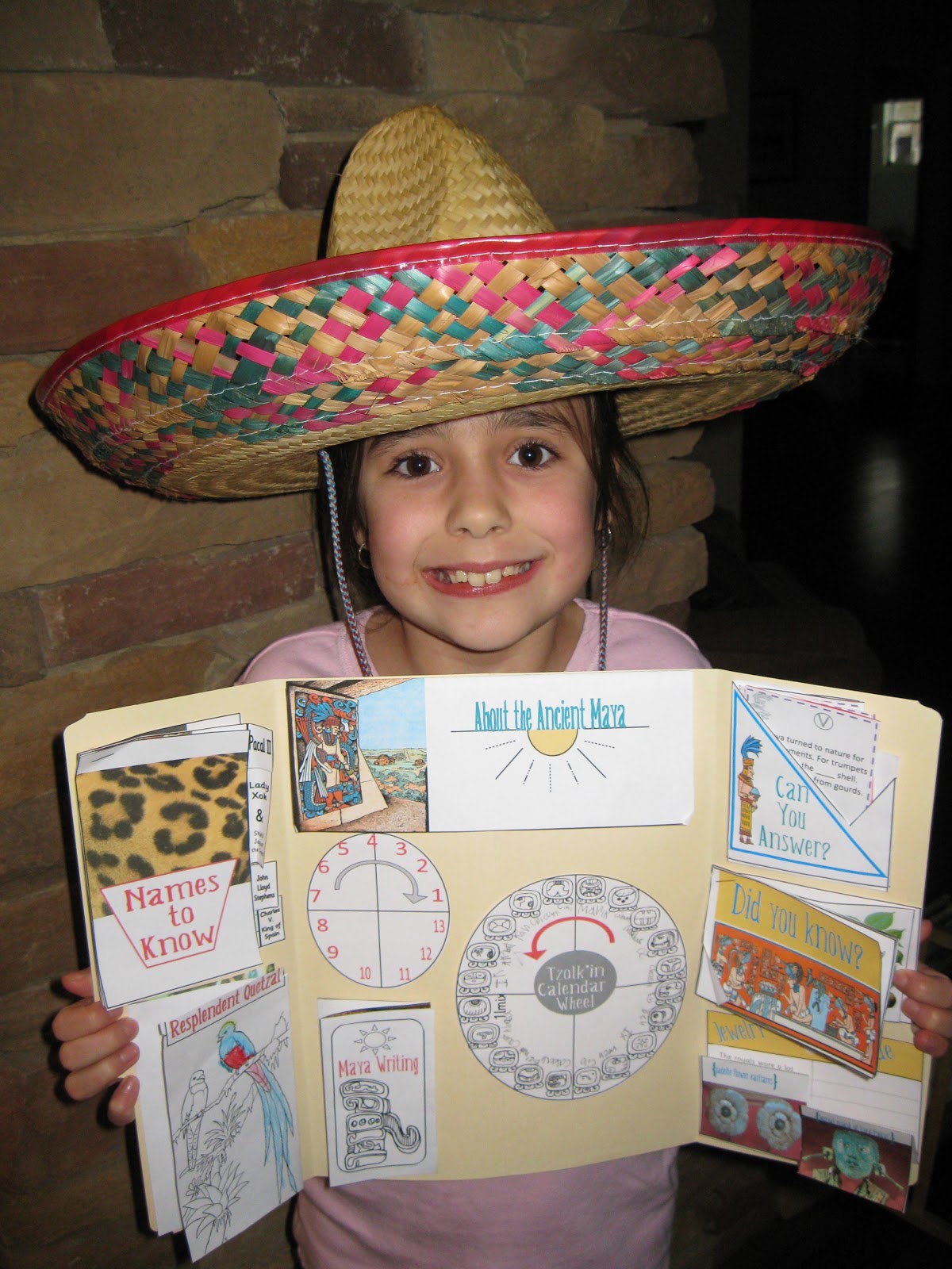 Solagratiamom: Week #16 - Mesoamerica lapbook