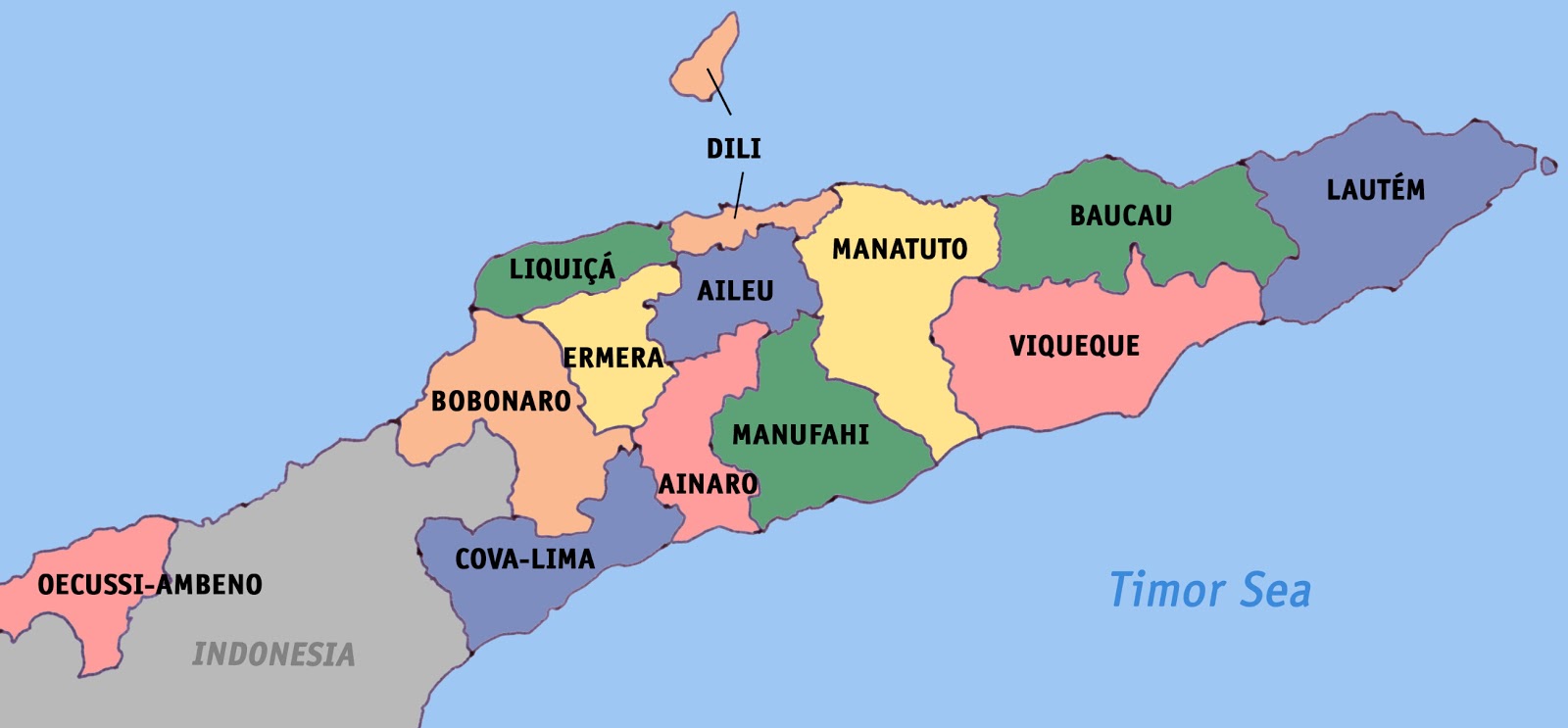MAPS OF TIMOR-LESTE