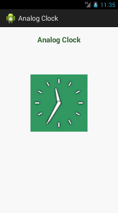 Android Application Development Beginner's Tutorial: How to Implement AnalogClock Functionality ...