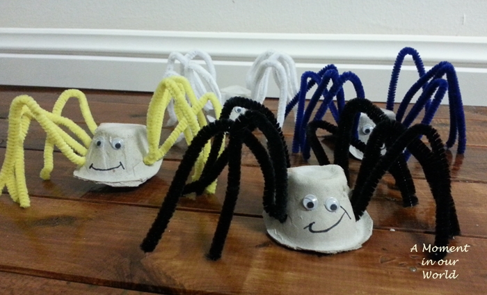 Daddy Long-leg Spiders Craft - Simple Living. Creative Learning