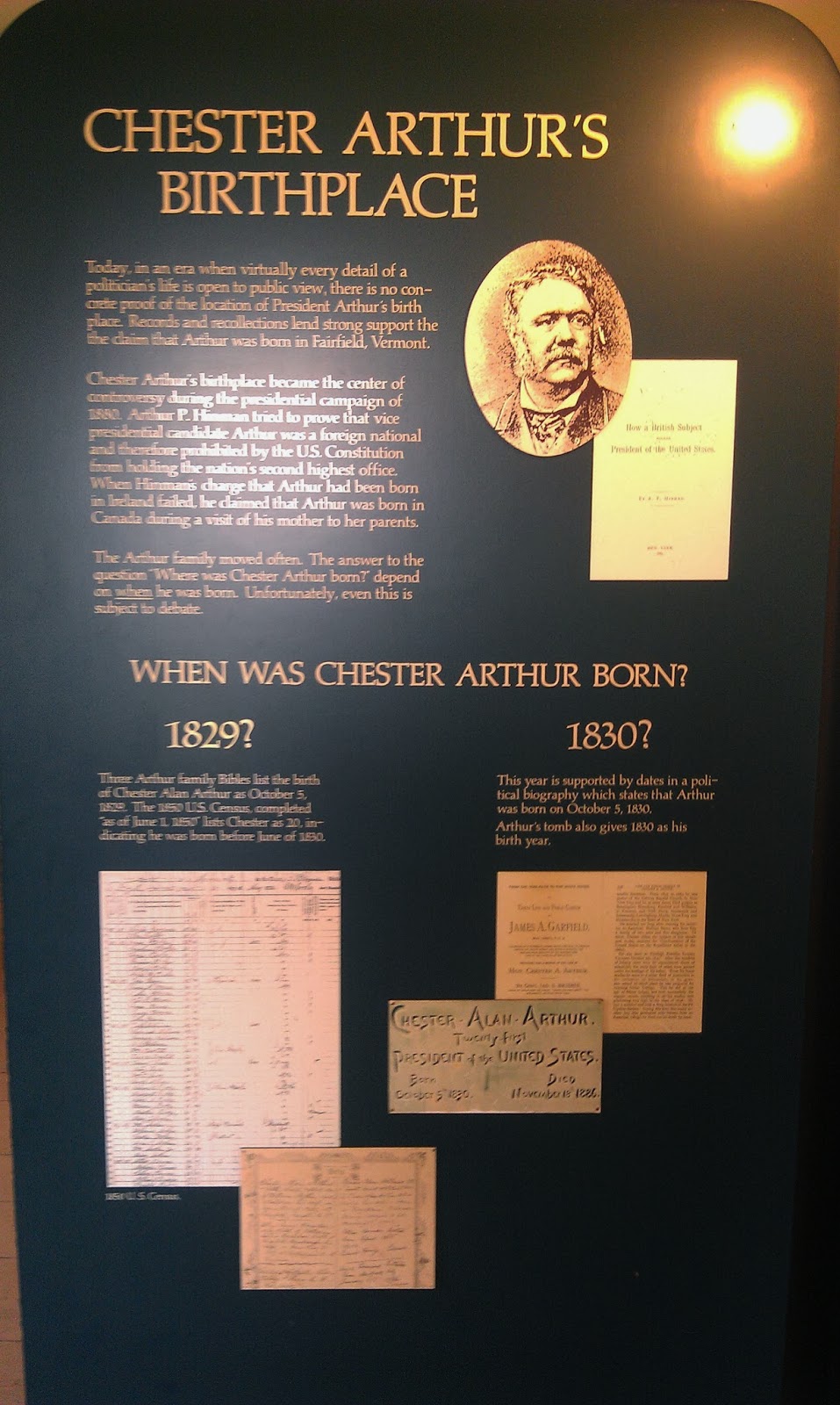 POTUS historical sites: Chester A. Arthur