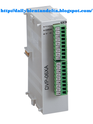 Lập trình PLC Delta với module analog DVP06XA-S DVP06XA-S2 | Đại lý bán Servo PLC HMI