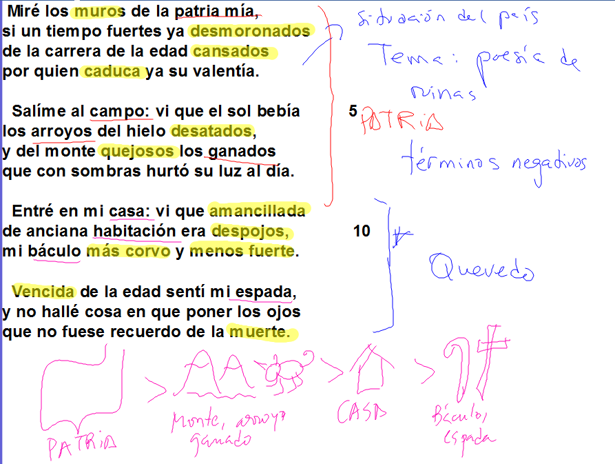 terremoto mando Inactividad soneto mire los muros de la patria mia ...