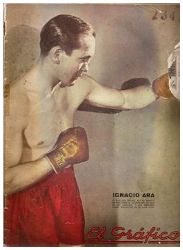 Boxeo 1930s: Ignacio Ara "el catedrático del boxeo"