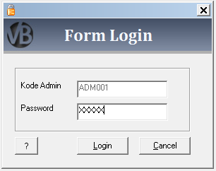 Belajar Visual Basic 6.0: Membuat Form Login VB 6.0