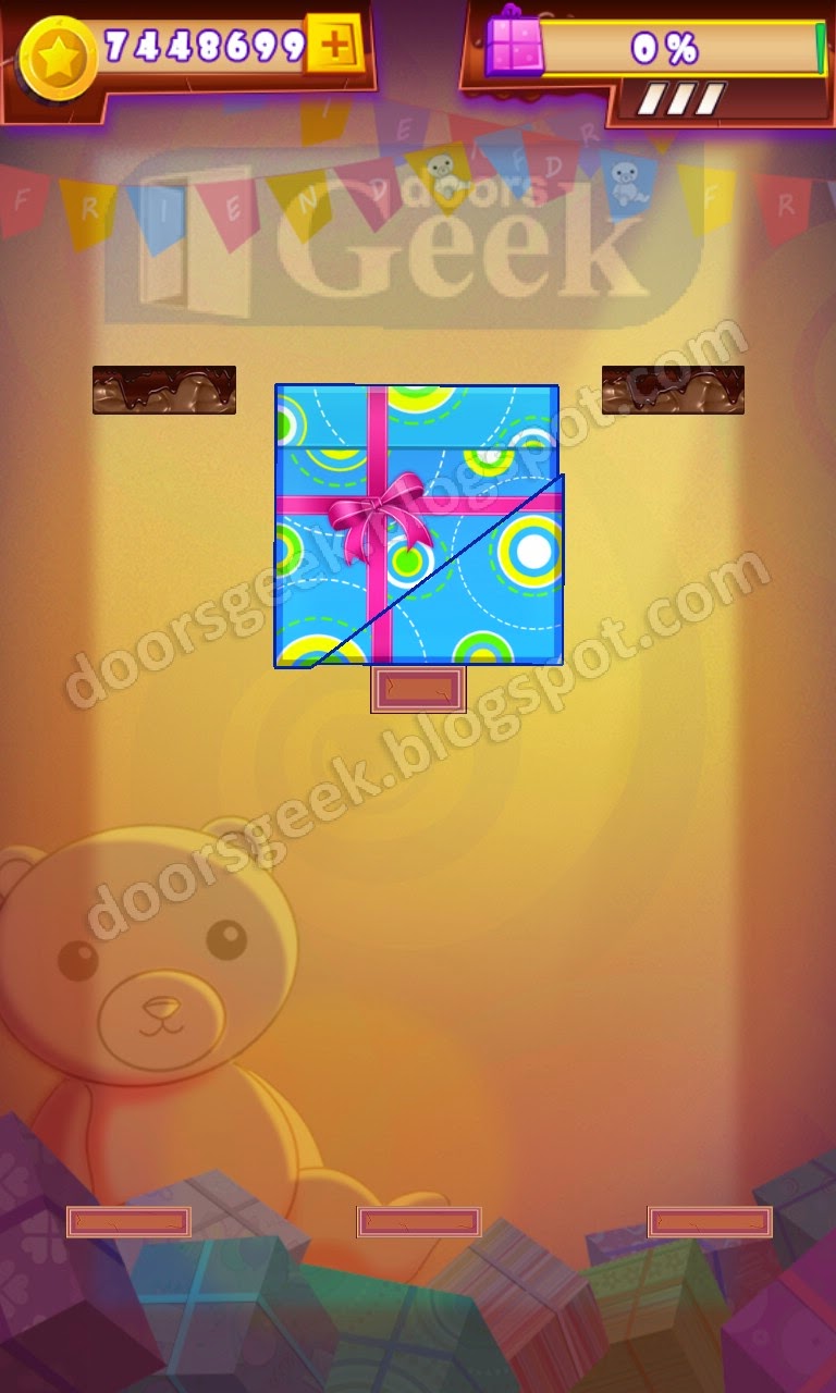 Cut the Box Level 2-3 Solution ~ Doors Geek