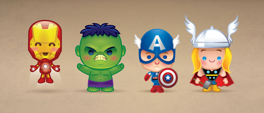 Vectores de superhéroes Marvel - Imagui