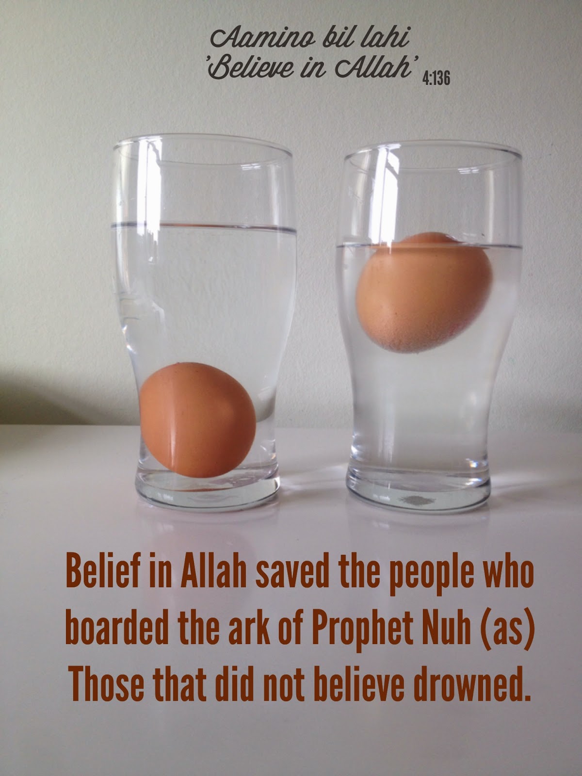 Belief Experiment | Islam From the Start