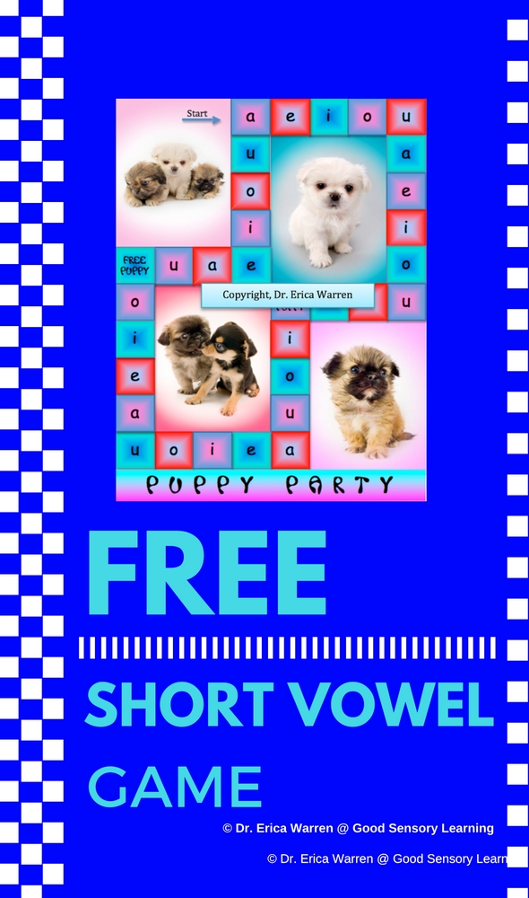 Free Short Vowel Game: Puppy Party - Classroom Freebies