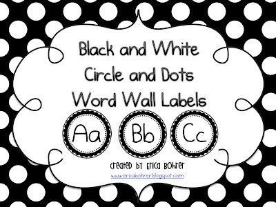 Ladybugs and Black and White Polkadots – Plus a freebie!