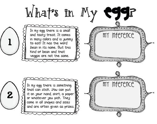 2 Easter freebies: Making Inferences - Sarah's Teaching Snippets