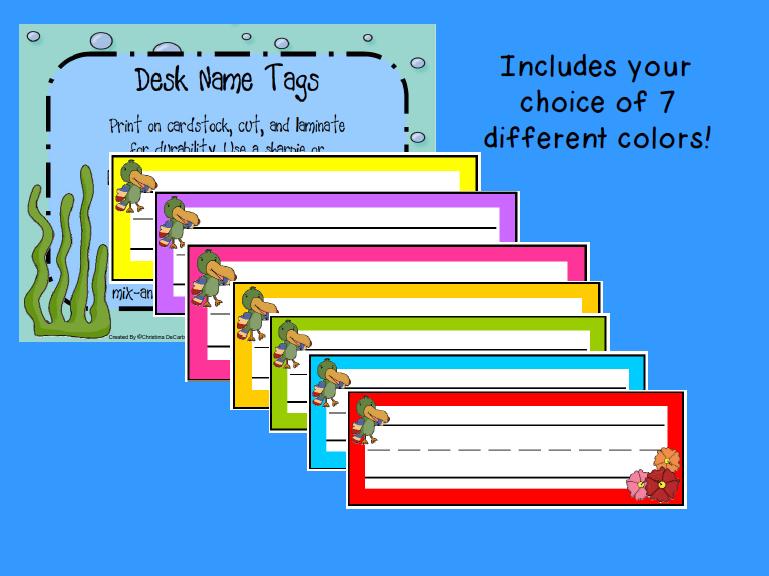 Before & After Pic & Tropical Paradise Theme Kit - Miss DeCarbo