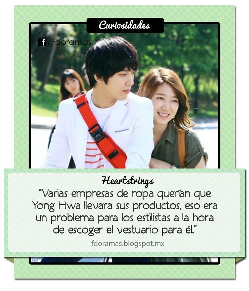 Frases Doramas : CURIOSIDADES DE DORAMAS: Heartstring