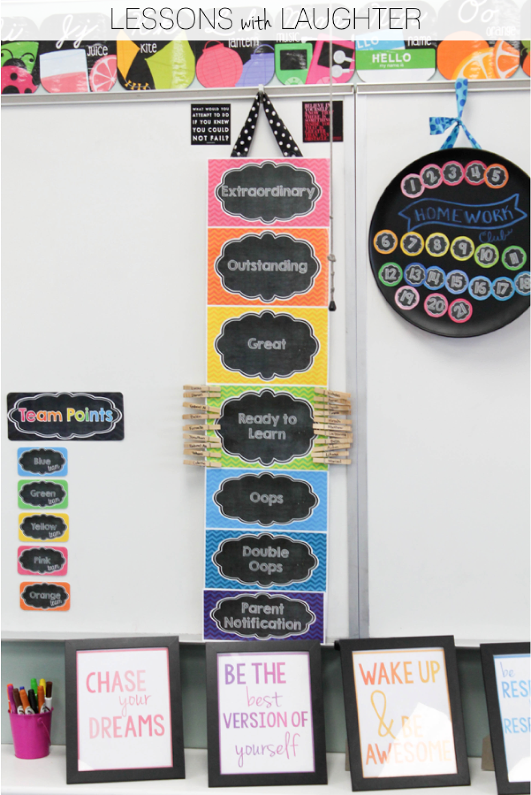 Office & School Supplies Home & Living 3 ft long Clip Chart for ...