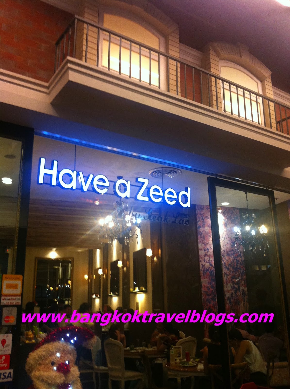 Have A Zeed By Steak Loa Restaurant at Terminal 21 Asoke Bangkok