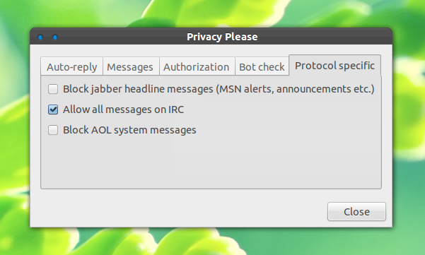 Stop IM Spam Bots In Pidgin With These Two Plugins ~ Web Upd8: Ubuntu / Linux blog