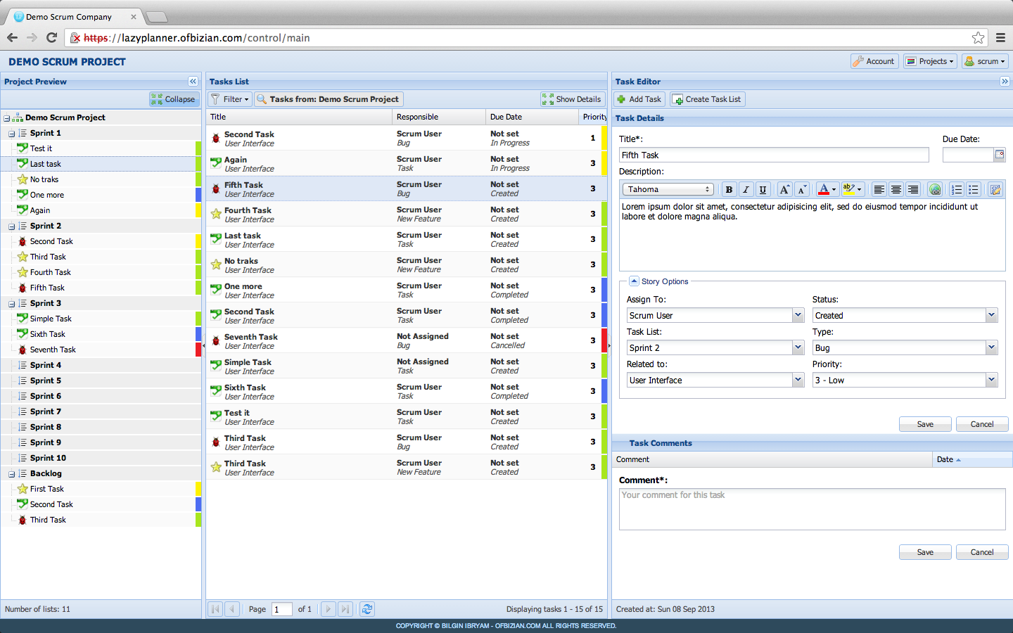 GitHub - bibryam/lazyplanner: Project management application based on Apache OFBiz and Sencha ExtJS