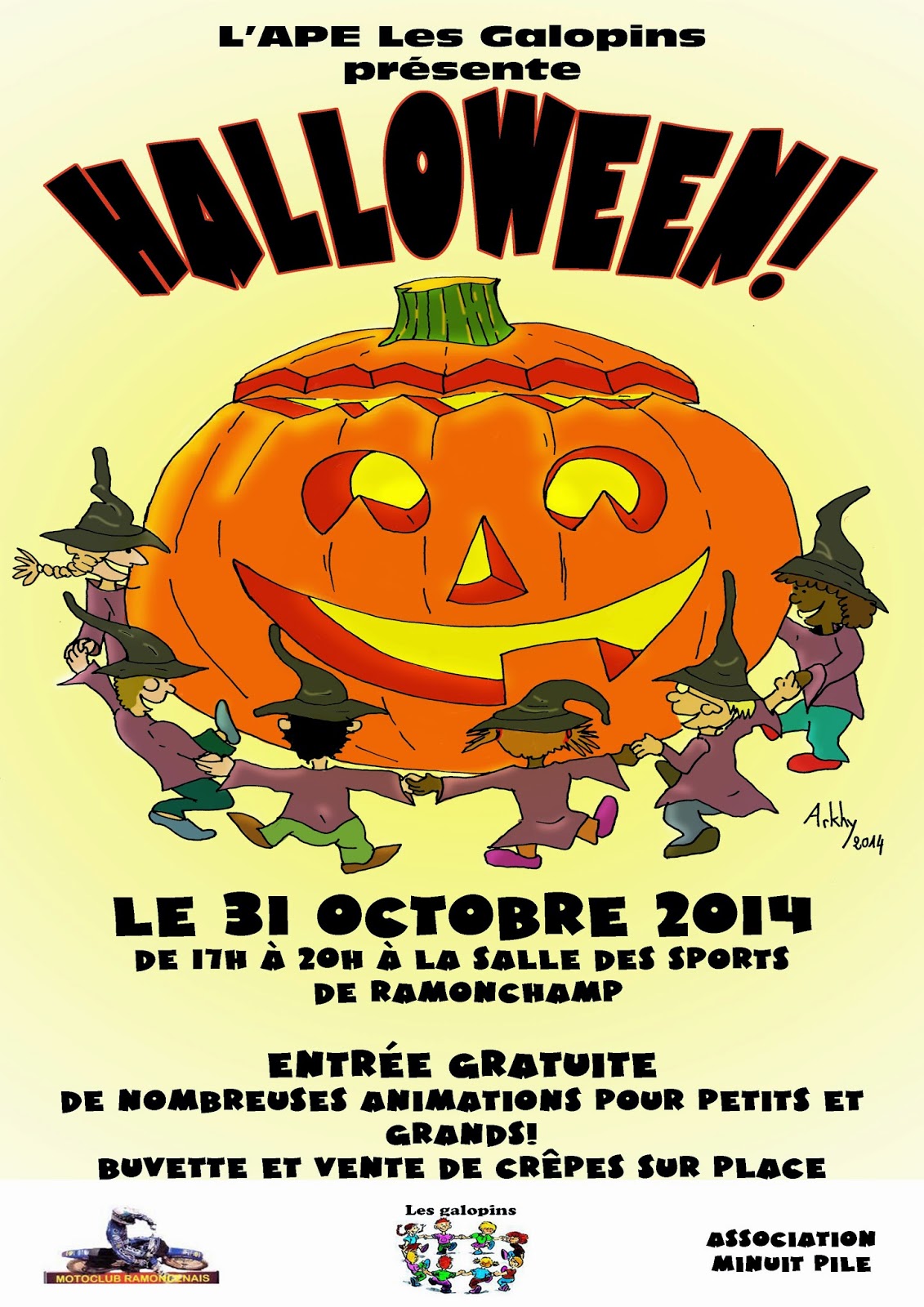 Arkhy Crabouillages: Affiche d'halloween