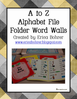 Christmas in July Day Seven – File Folder Word Walls and Freebies!