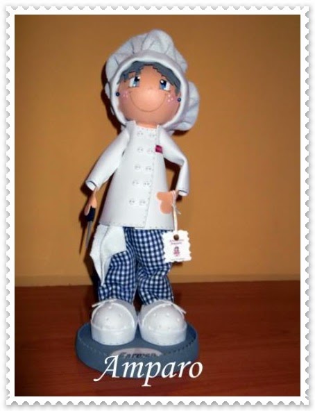 Gorro cocinero fofucha - Imagui