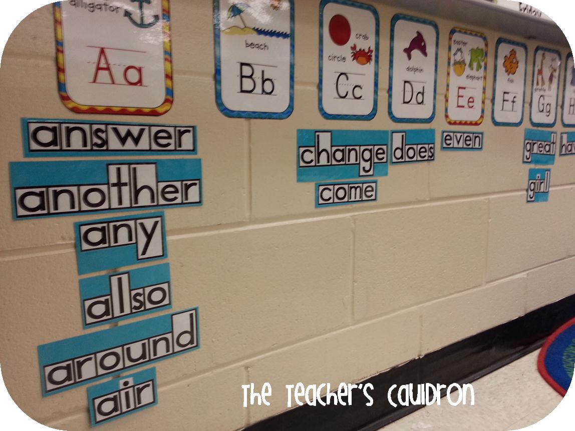 Apples, ice cream, ten frames (freebie!), and word walls! - Teacher by ...