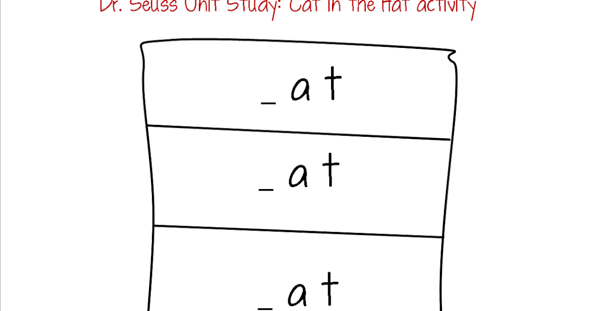 3 Wittle Birds: Dr. Seuss Cat in the Hat Activity