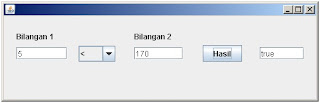 Java dan Android: Cara Membuat Program operator pembanding dari Java