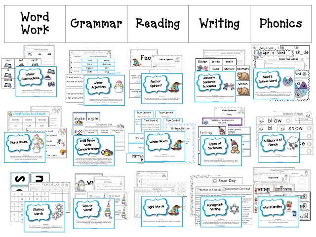 January activities - centers, penguins, and freebies!! - Teacher by the ...