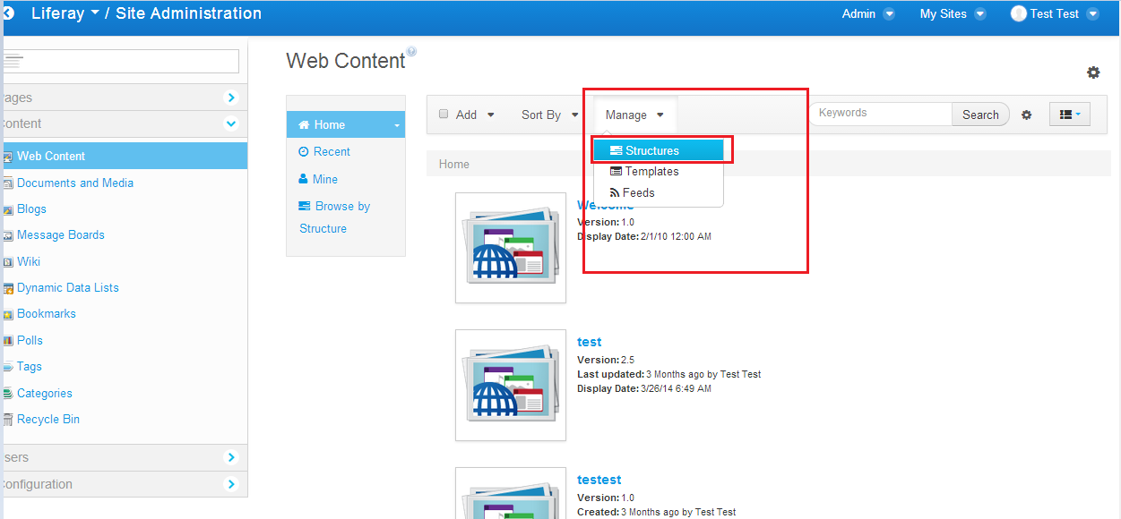 Liferay 6.2 Web Content AUI Carousel Structure and Template / Image Slide Show - Liferay