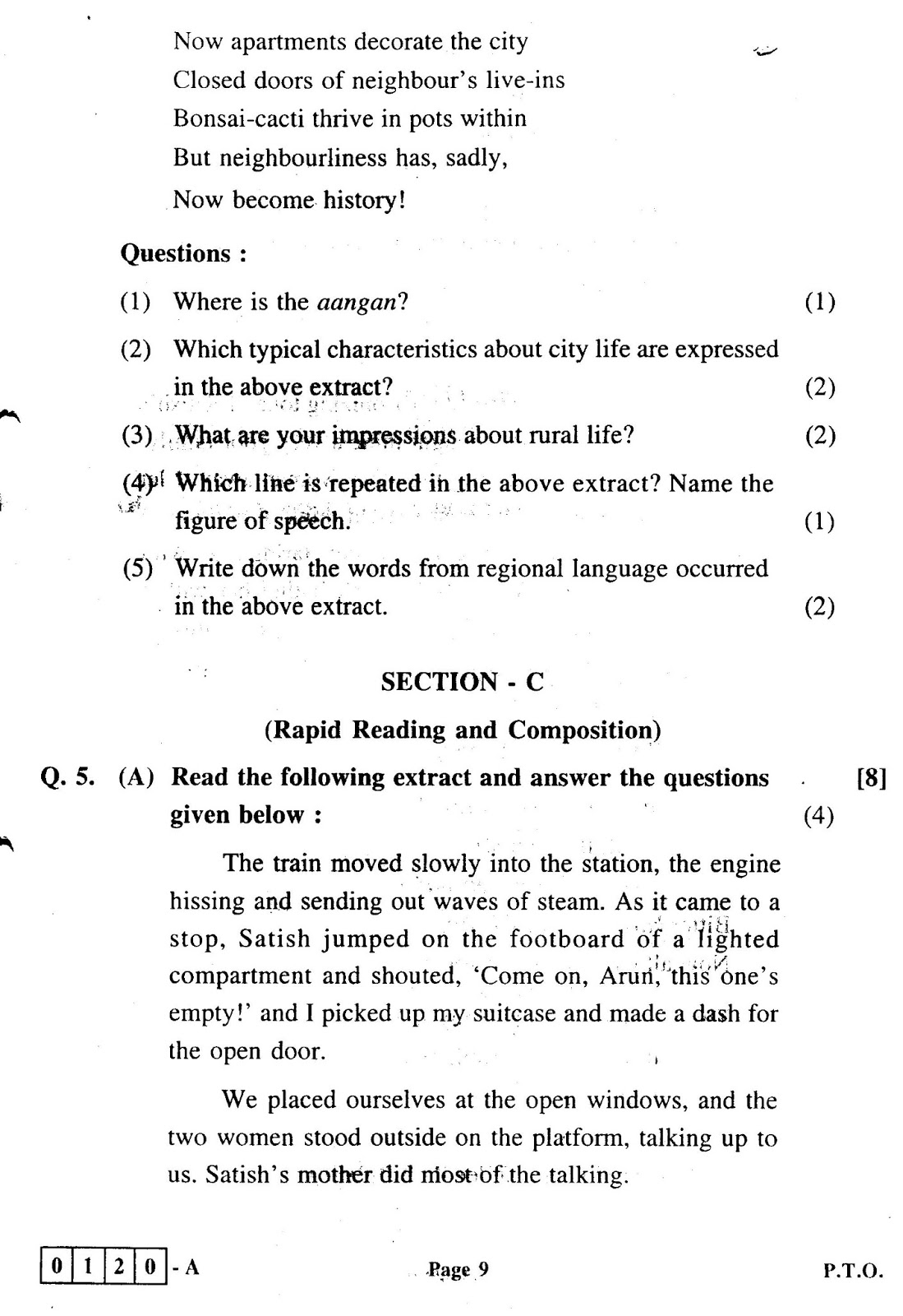 Question Papers Collection HSC BOARD ENGLISH question-papers-collection-hsc-board-english