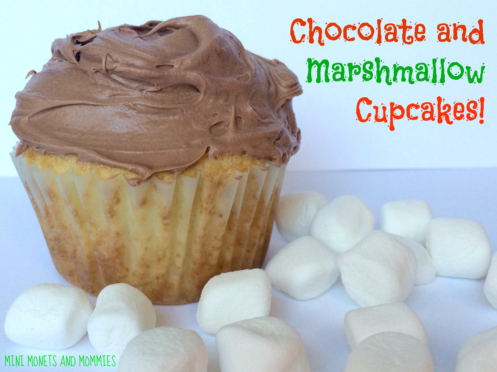 Mini Monets and Mommies: Hot Chocolate Cupcakes Mini Monets and Mommies: Hot Chocolate Cupcakes