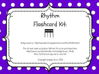 Kodaly Inspired Classroom: Rhythm Flashcard Kits