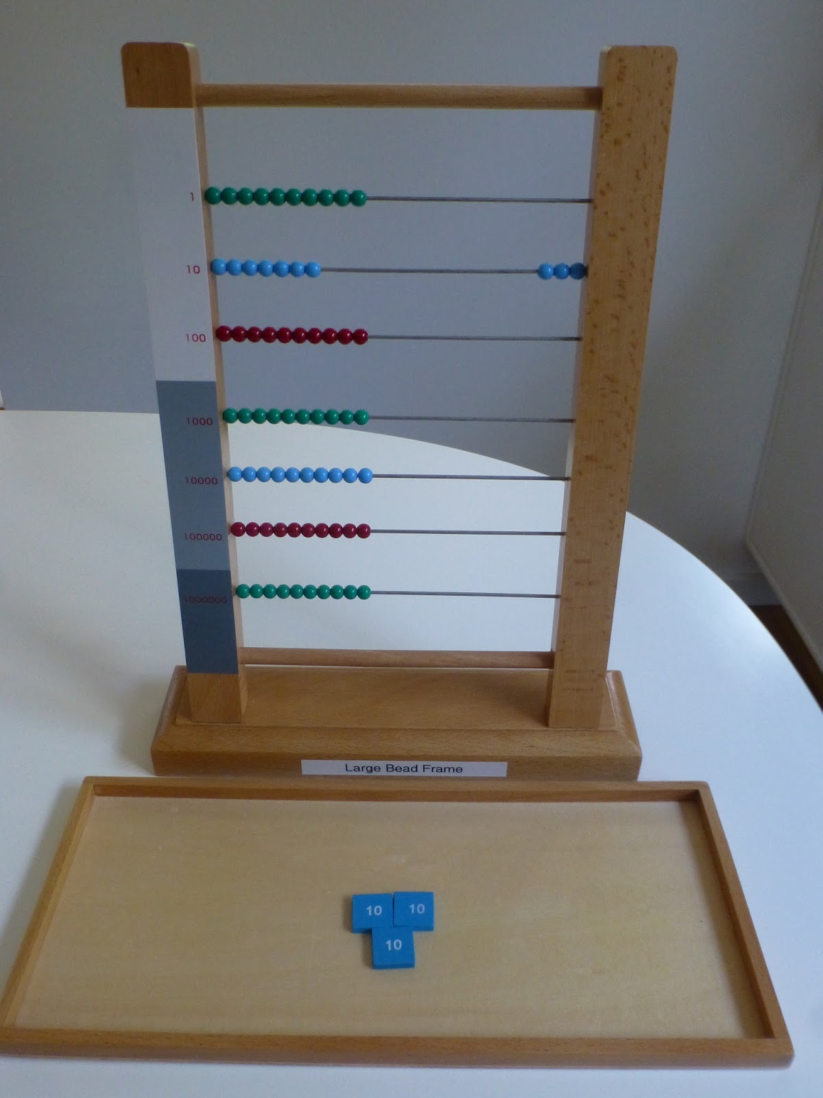 Family FECS: Montessori Activity: Small Bead Frame - Comparison with ...