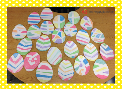 Easter Egg Art Project | TheHappyTeacher