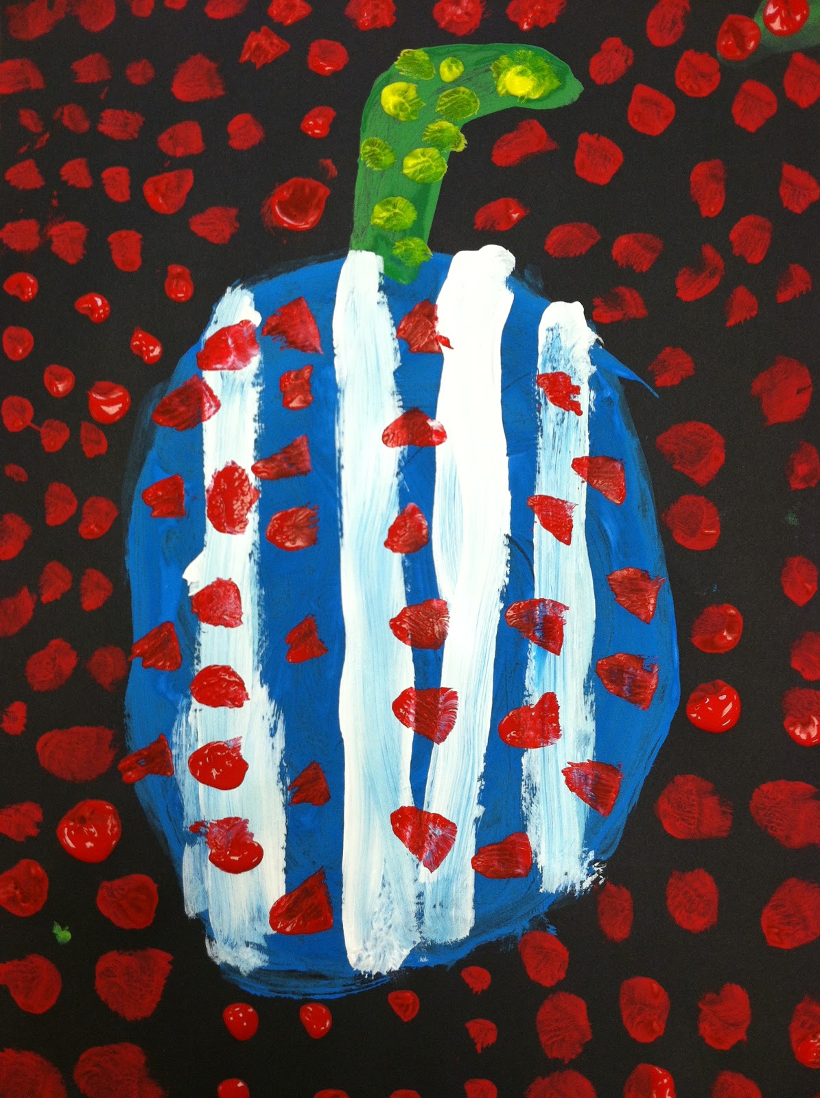 The Crayon Lab: Polka-dot Pumpkins